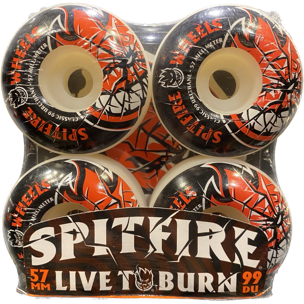 Roda Spitfire "Live to Burn" 57mm– OverStreet Skateshop